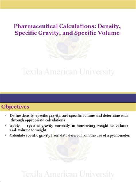 24 Density Specific Gravity Specific Volume Download Free Pdf