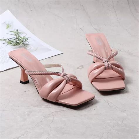 Trendy Girls Strip Sandals Flat And Heels For Girls