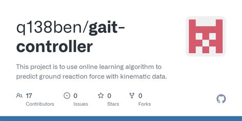 GitHub Q138ben Gait Controller This Project Is To Use Online
