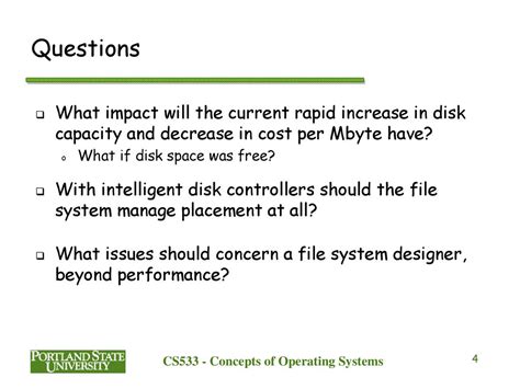 cs533 concepts of operating systems class ppt download