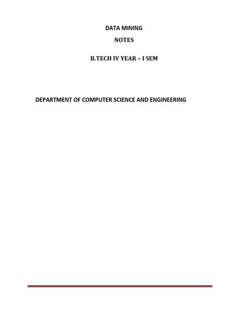 Data Mining Unit 1 Pdf Data Mining Databases