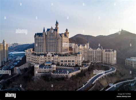 Dalian Castle Hotel Stock Photo Alamy