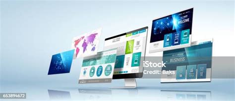 網頁設計範本向量向量圖形及更多互聯網圖片 互聯網 全景 商務 Istock