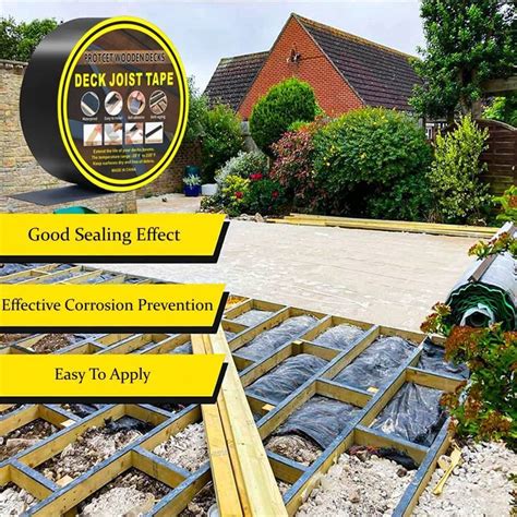 Waterproof Barrier Protector Self Adhesive Deck Flashing Joist Tape For