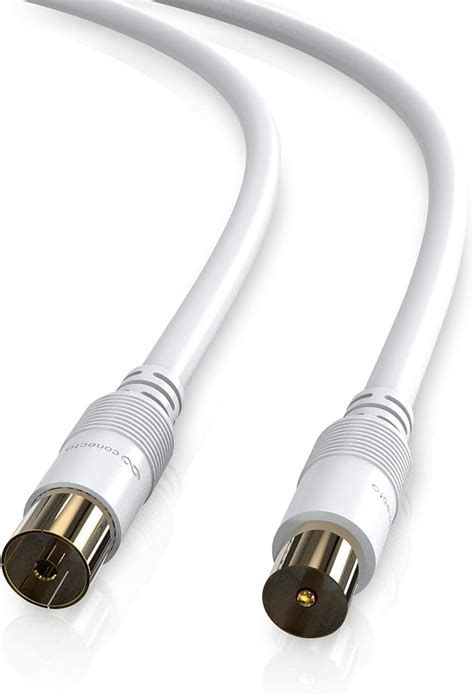 Conecto Tv Kabel Antennen Kabel Koaxial Kabel Ice Stecker Auf Ice Buchse Doppelt Geschirmt