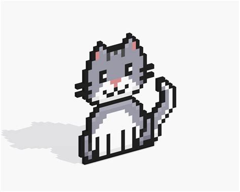 How To Make A Pixel Art Cat Mega Voxels