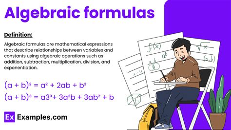 Algebraic Formulas For Class 8 9 10 11 12