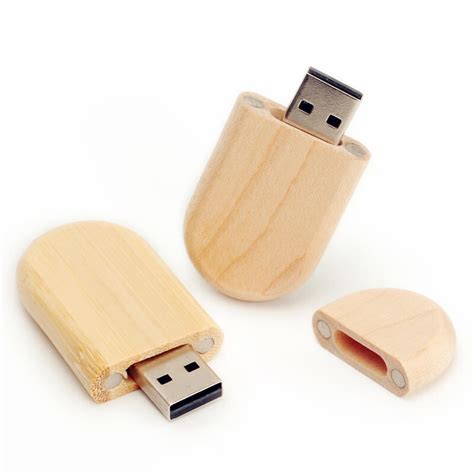 Houten Usb Ovaal Usbstickmetlogo Nl