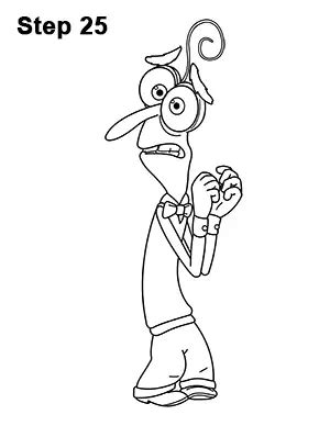 How To Draw Fear Inside Out