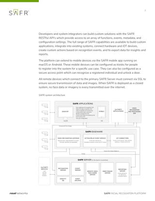 RealNetworks SAFR Platform Whitepaper PDF