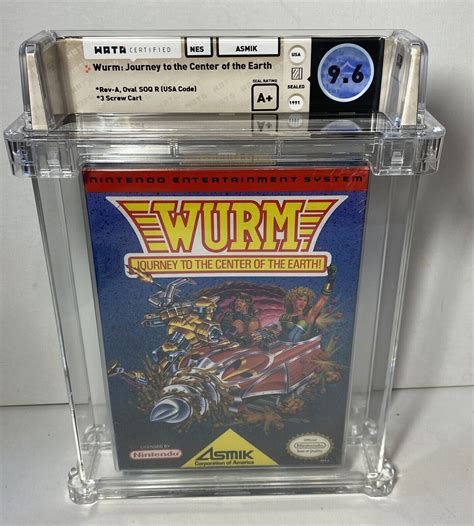 Wurm Journey To The Center Of The Earth Value Gocollect Nintendo Nes Wurm Journey To The