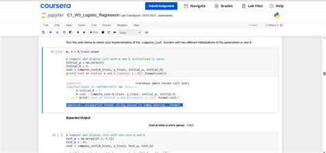 C1w3 Cost Function Error Supervised Ml Regression And