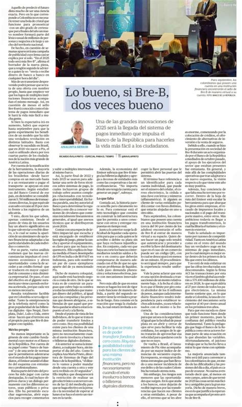 En 2025 Cambiará La Forma En Que Movemos El Dinero En Colombia Desde