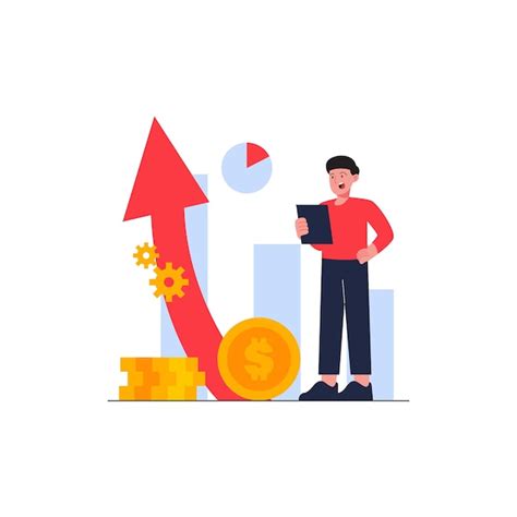 Premium Vector High Return Investment Illustration