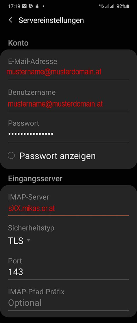 Android Email Einrichten Email