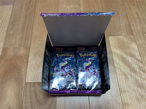 封入率そのまま バイオレットex 1box シュリンク無し ポケモンカードゲーム 拡張パック スカーレット＆バイオレットパック、ボックス
