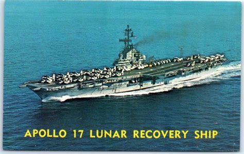 Apollo 17 Lunar Recovery Ship U S S Ticonderoga Cvs 14 Anti