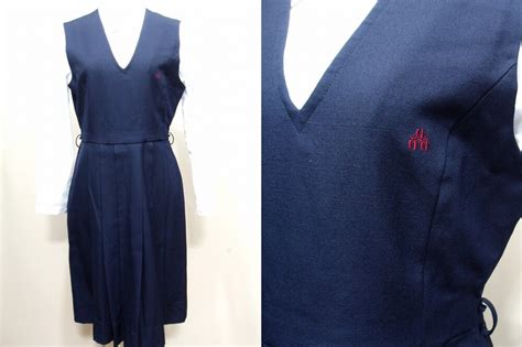 制服市場 兵庫県 3320 ☆ 私立 神戸学院女子高校 ☆ 旧制服 2点セット