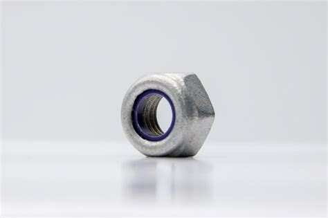 M Nyloc Nuts Type T Galv Boxed DIN Prokura Fasteners Fixings Slotted Channel