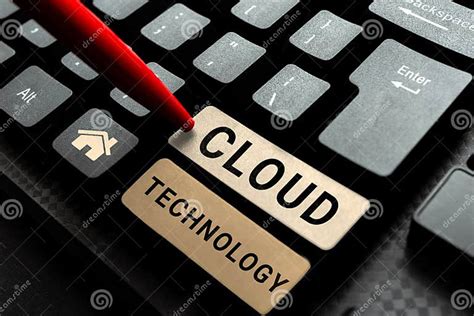 Inspiration Showing Sign Cloud Technology Business Showcase On Demand Availability Of Computer