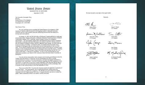 Fbi Director Christopher Wray May Have Lied Under Oath About Memo Targeting Pro Life Catholics