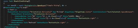 Dialogservice Problem Radzenblazor Components Radzen