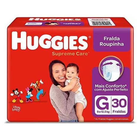 Fralda Huggies Roupinha Mega 30un G Lavagnoli