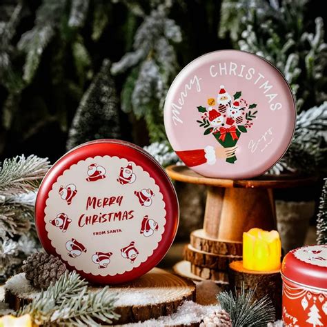 Christmas Cookie Tins Decorative Holiday Cookie Tins Christmas Tins