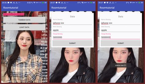 belajar crud room database di android membuat fungsi insert data