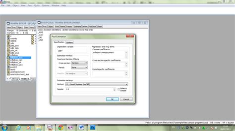 Zulhan Rudyansyah My Blog Input Data Panel Pada Eviews 6
