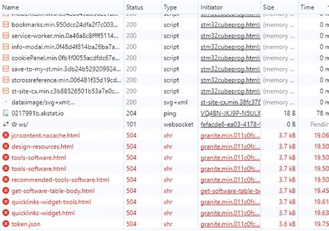 Download Of Software Fails Again Stmicroelectronics Community