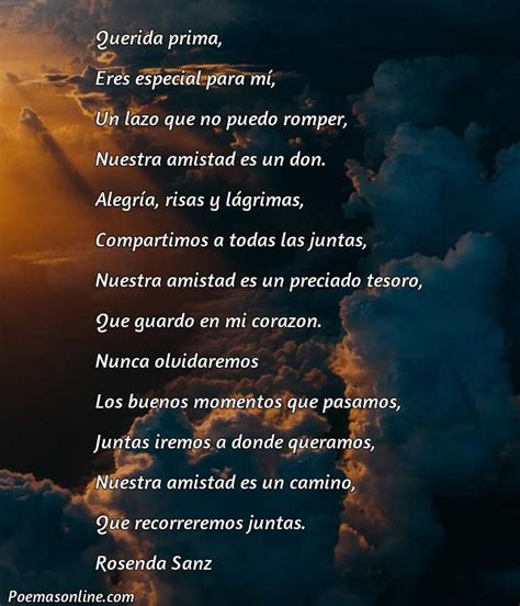 5 Mejores Poemas Para Mi Prima Querida Poemas Online