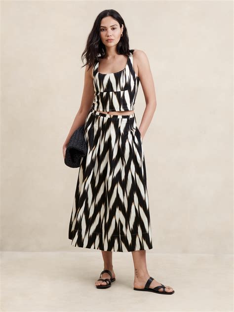 Midi Pleated Skirts Gap