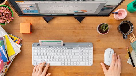 Ph Co PC Depot LOGITECH K580 MULTI DEVICE BLUETOOTH WIRELESS KEYBOARD WHITE