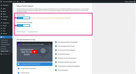 Using The Divi Support Center Elegant Themes Documentation