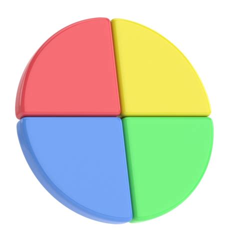 Premium Photo | 3D pie chart 3D illustration