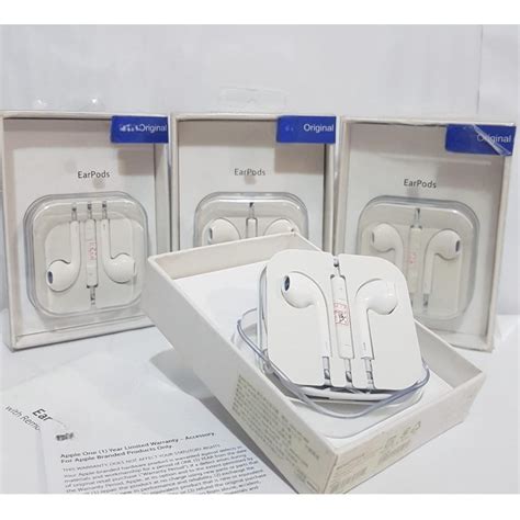 Jual Handfree 5g Ori Iph Headset Connect Jack Shopee Indonesia