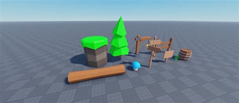 Artstation Low Poly Asset Pack Game Assets