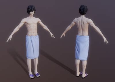 PBR 次世代 帅气 二次元 漫画 动漫 Stone2015作品 人物男人人物男人 cg模型网