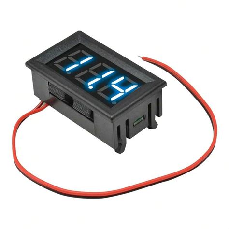 Đồng Hồ đo điện áp Dc 5 ~ 120v Màn Hình Hiển Thị điện áp Vôn Kế Mini Kỹ