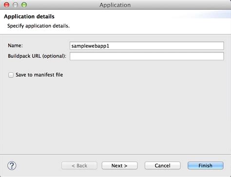 Eclipse Tools For Cloud Foundry Product Documentation
