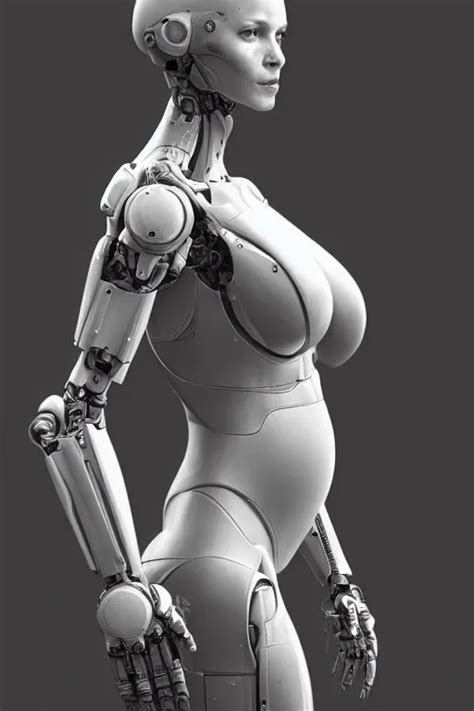 Robot Pregnant With A Human Natural Lighting Ultra Stable Diffusion OpenArt