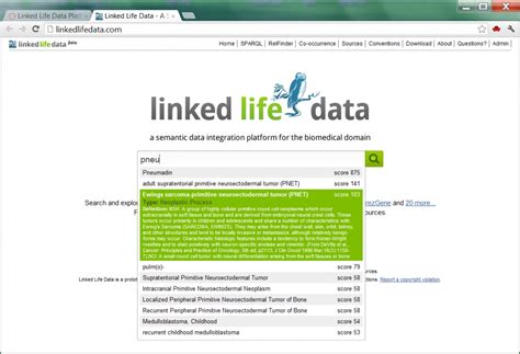 Linked Life Data Platform Semantrix