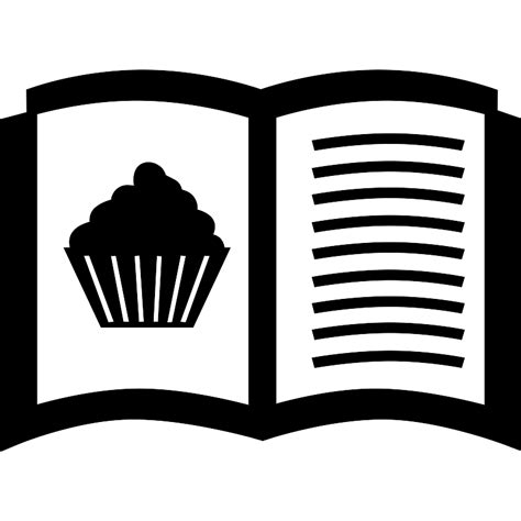 Sweet Recipes Opened Cooking Book Vector Svg Icon Svg Repo