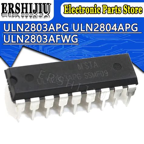 10pcslot Uln2803apg Uln2803 Uln2803a Dip 18 Uln2803an Dip Uln2804an