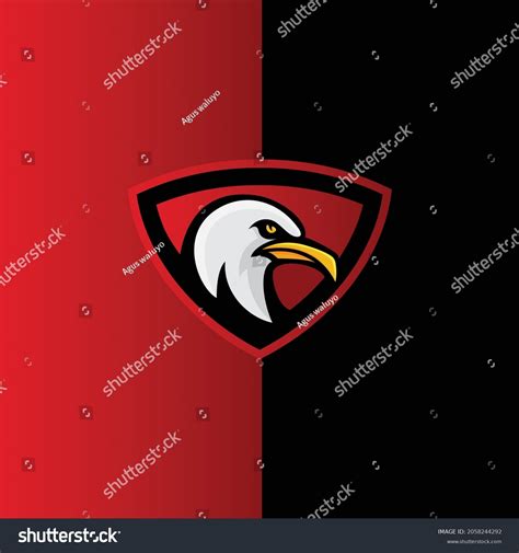 Seagull Head Mascot Logo Esports Stock Vector Royalty Free 2058244292