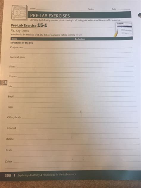 Solved Name Date PRE LAB EXERCISES Complete The Folowing Chegg Com