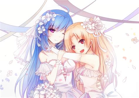 2girls Anthropomorphism Azur Lane Breasts Cleavage Cleveland Azur Lane Helena Azur Lane