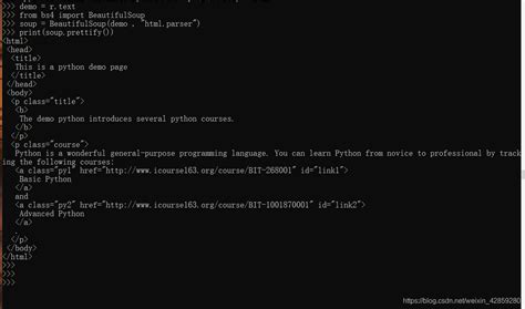 Python 标签树的遍历siblingprinttree Python Csdn博客