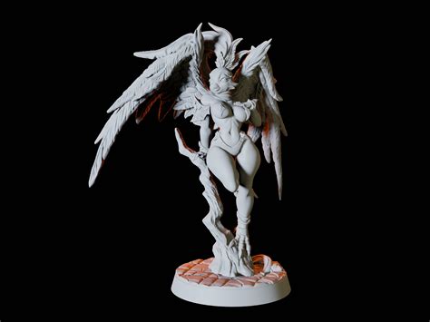Sexy Pin Up Aarakocra Female Warrior Miniature For Dandd Etsy